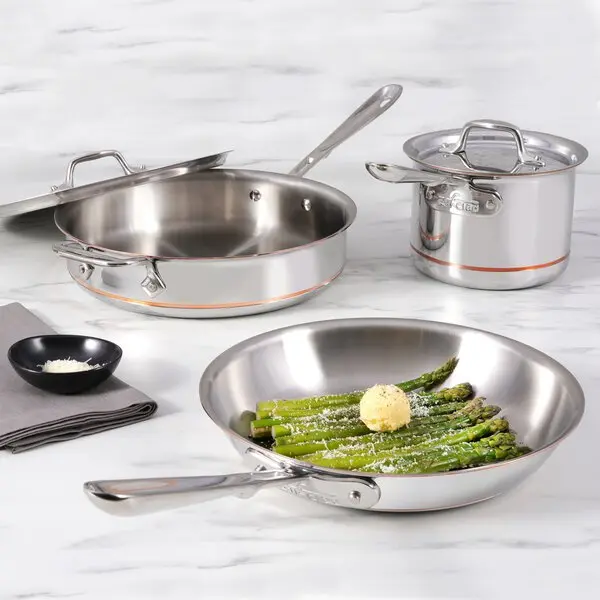 ALL-CLAD Copper Core 5 Ply Bonded 5 Piece Cookware Set