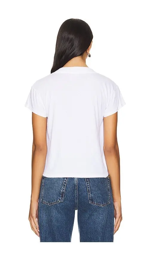 Lamade Suri Deep V Cap Sleeve Tee