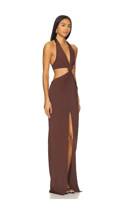 Nbd The Donyale Gown - Brown