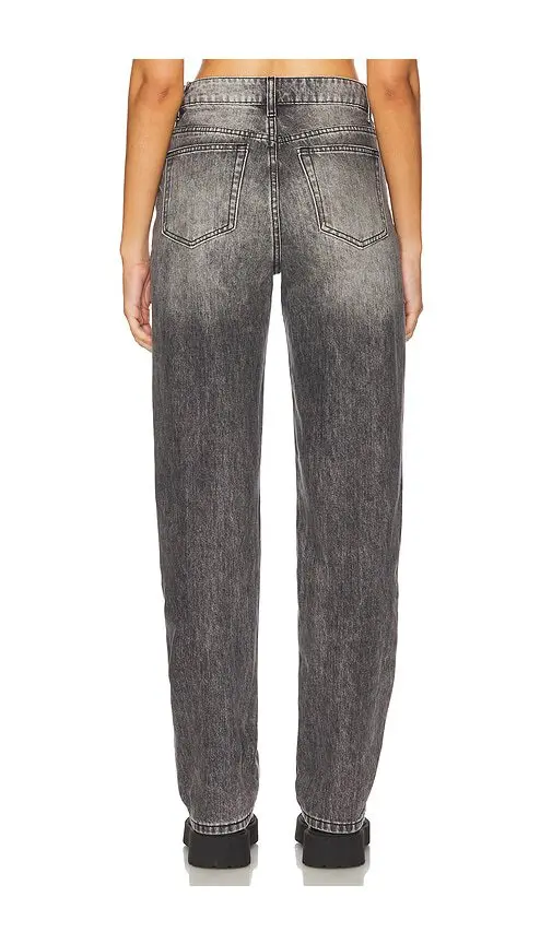Superdown Lanie Rigid Denim Jeans - Washed Grey