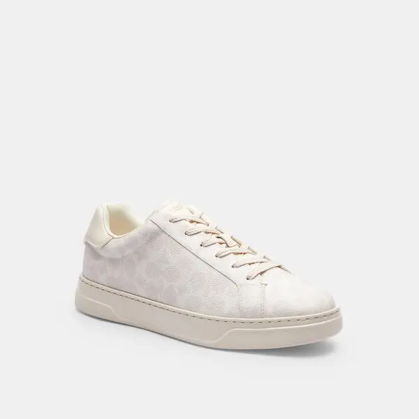 COACH High Line Signature Canvas Sneakers