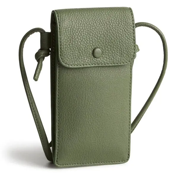 VERA BRADLEY Phone Case Crossbody Bag - Green