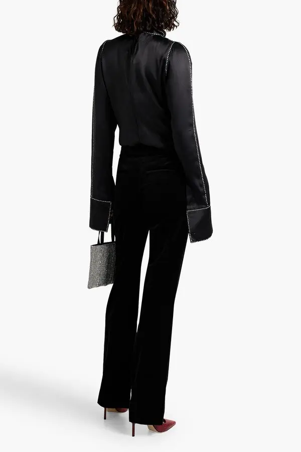 A.L.C. Ford Velvet Straight-leg Pants