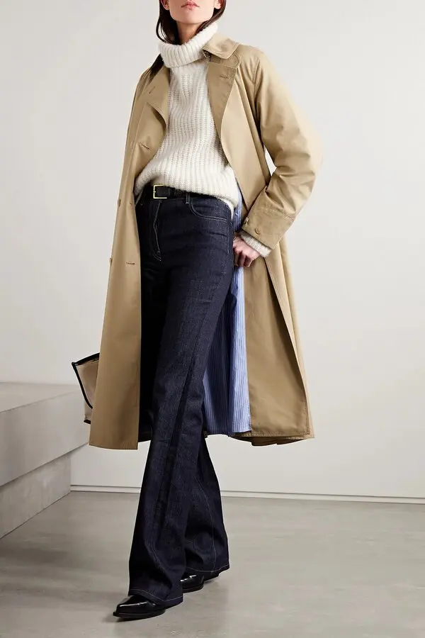NILI LOTAN Amaya Ribbed Cashmere Turtleneck Sweater