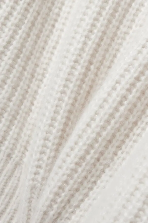 NILI LOTAN Amaya Ribbed Cashmere Turtleneck Sweater