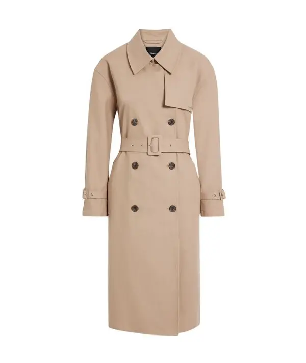 Theory Cotton-gabardine Trench Coat