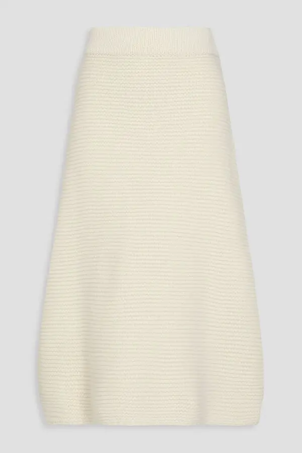 LE17SEPTEMBRE Ribbed Wool Midi Skirt
