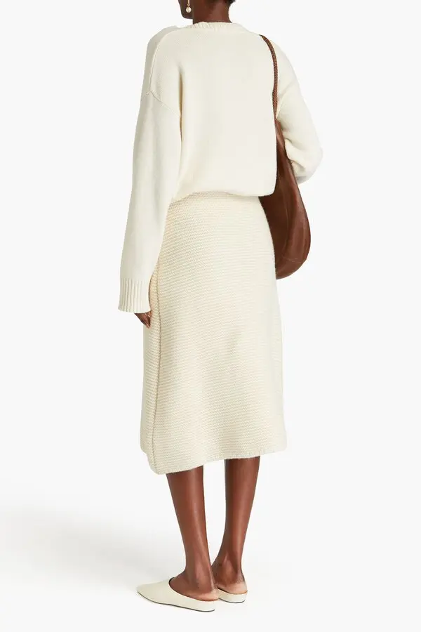 LE17SEPTEMBRE Ribbed Wool Midi Skirt