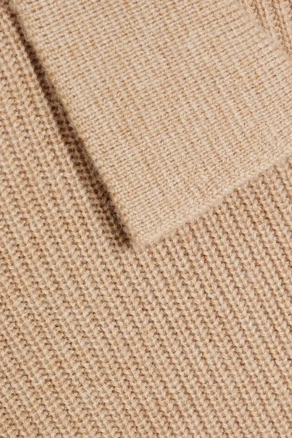 Theory Ribbed Merino Wool And Cashmere-blend Cardigan