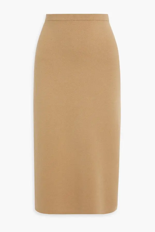 Theory Merino Wool-blend Midi Skirt