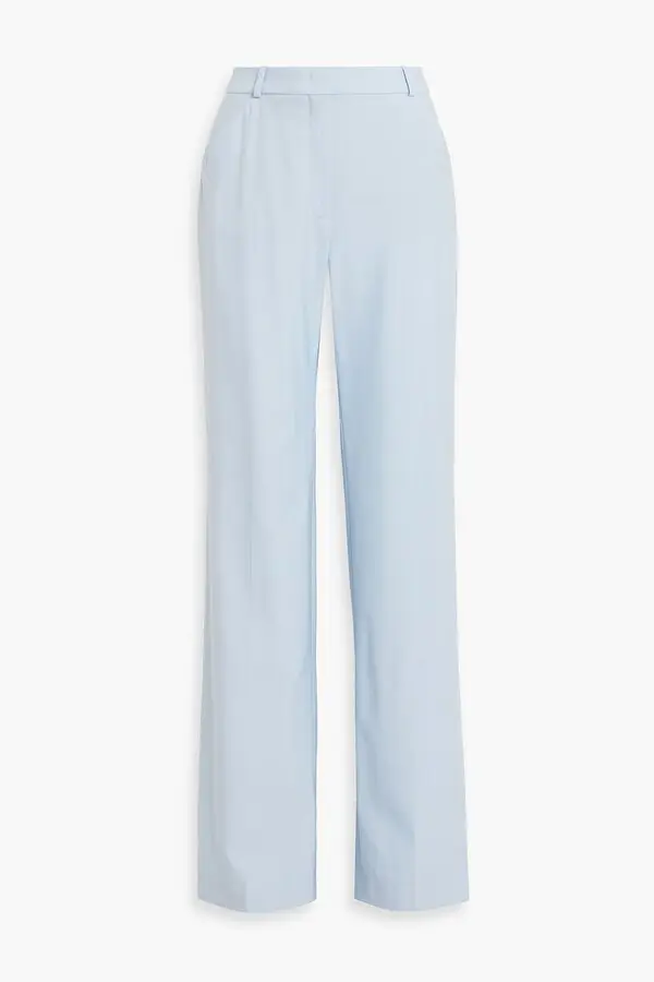 Another Tomorrow Cupro-blend Wide-leg Trousers