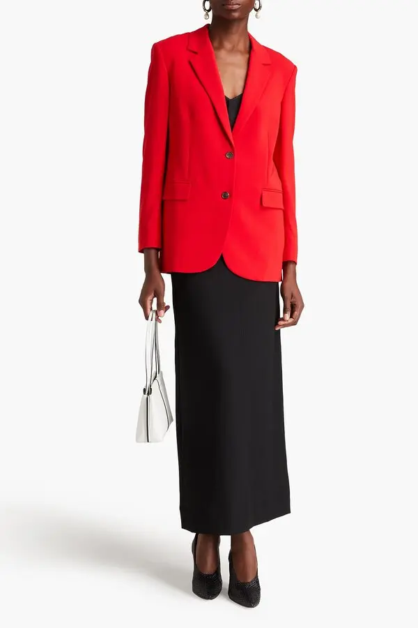 Theory Crepe Blazer - Red