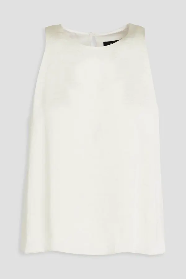 Theory Satin Sleeveless Top