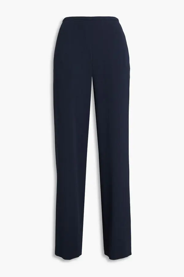 Theory Crepon Straight-leg Pants