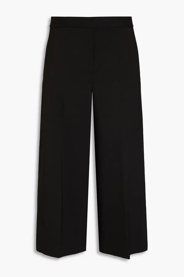 Theory Cropped Wide-leg Twill Pants