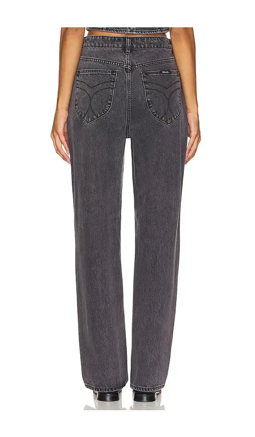 Rolla's 90s Relaxed Wide Leg Jeans - Grey