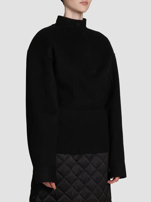 JIL SANDER Half Placket Wool Sweater