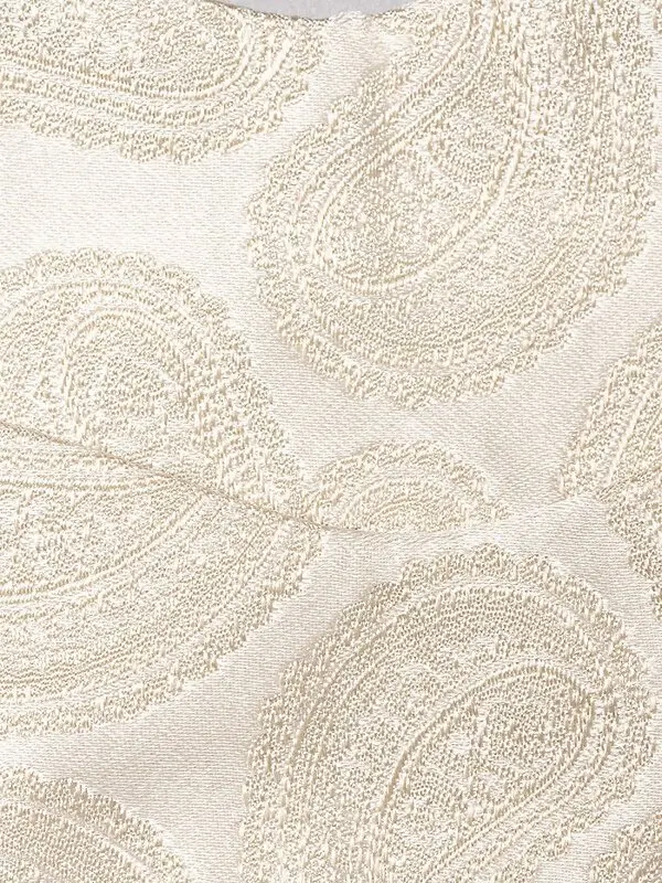 Eton Paisley Silk Bow Tie - Beige