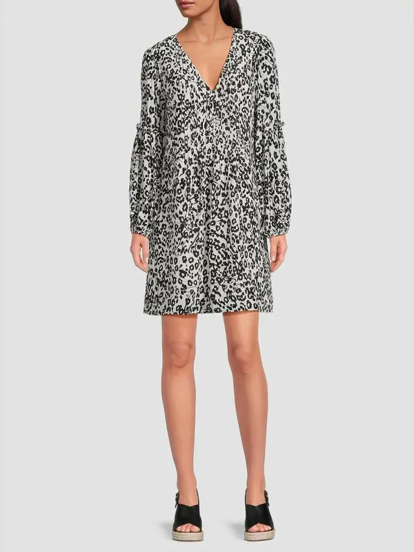 Lilly Pulitzer® Cleme Leopard Silk Dress