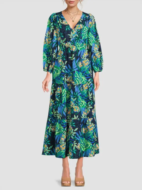 Lilly Pulitzer® Deacon Floral Empire Midi Dress