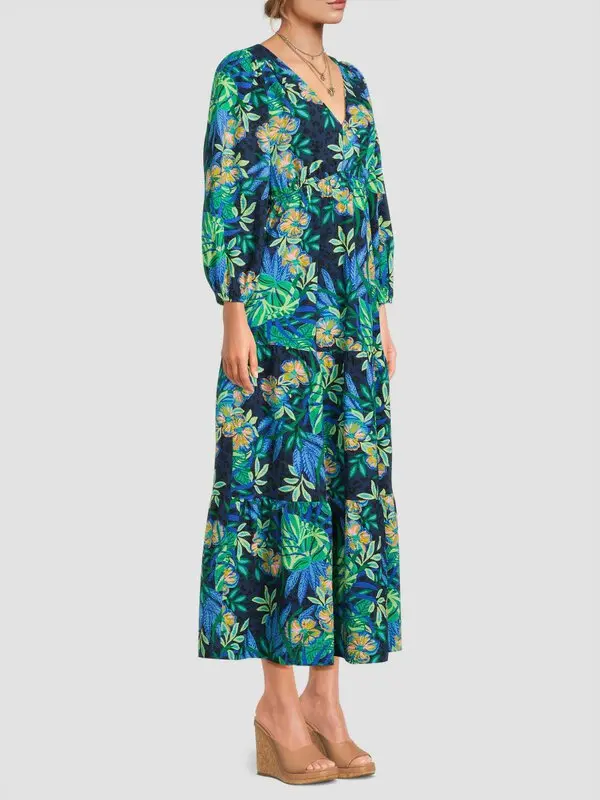 Lilly Pulitzer® Deacon Floral Empire Midi Dress