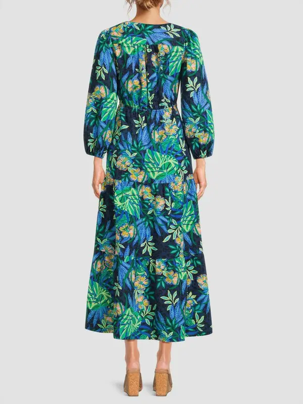 Lilly Pulitzer® Deacon Floral Empire Midi Dress