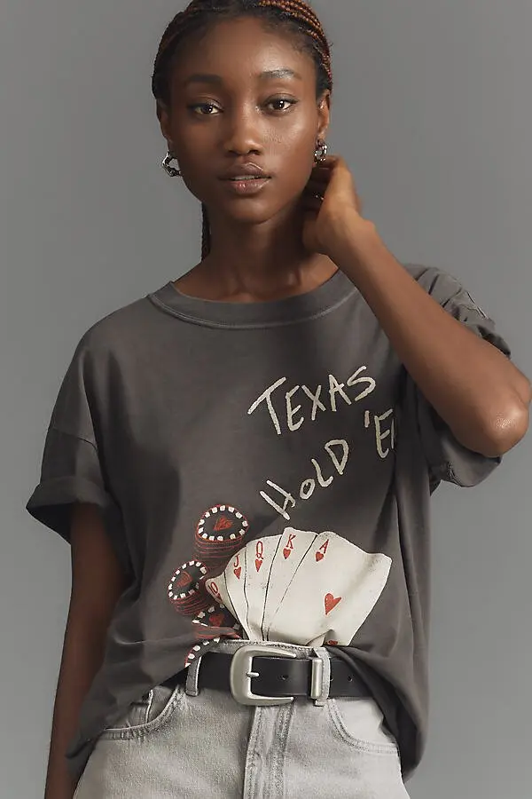 GIRL DANGEROUS Texas Hold 'em Graphic Tee