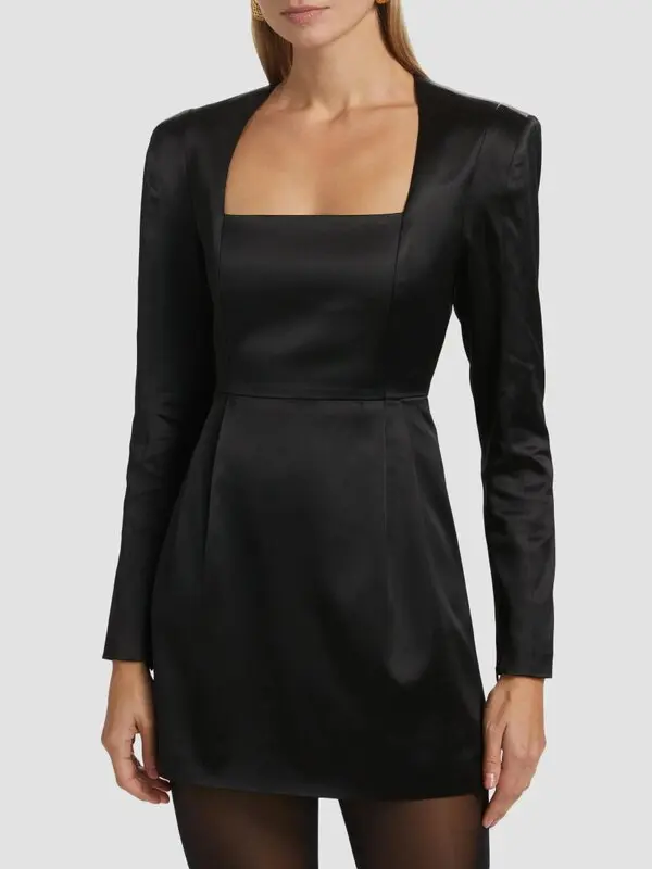 Ronny Kobo Valentina Squareneck Minidress