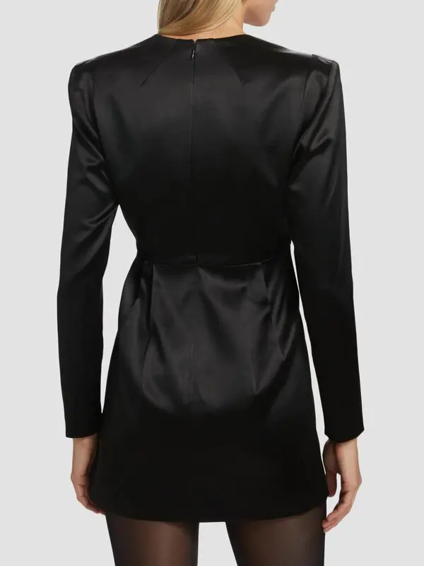 Ronny Kobo Valentina Squareneck Minidress