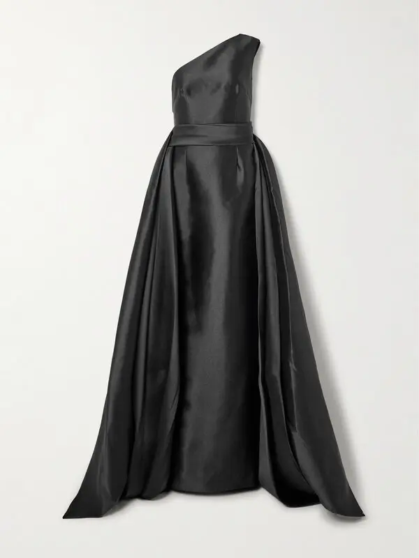 Solace London The Charo One-shoulder Gown