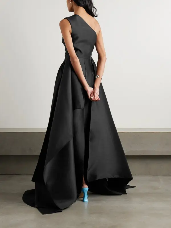Solace London The Charo One-shoulder Gown