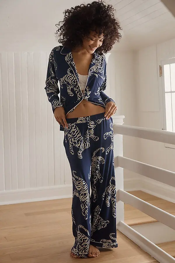 LYREBIRD Briar Pajama Pants Modaluxe - Dark Navy