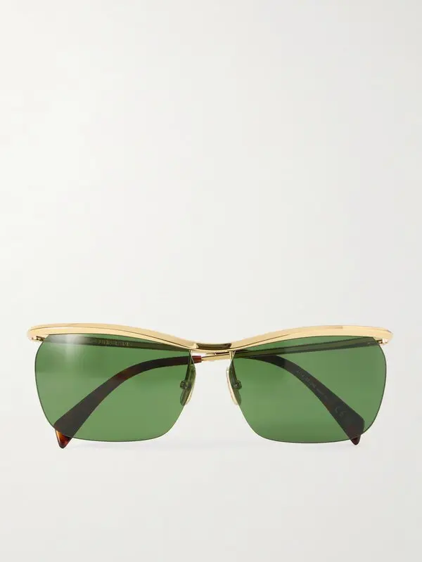 Celine Square-frame Sunglasses - Gold