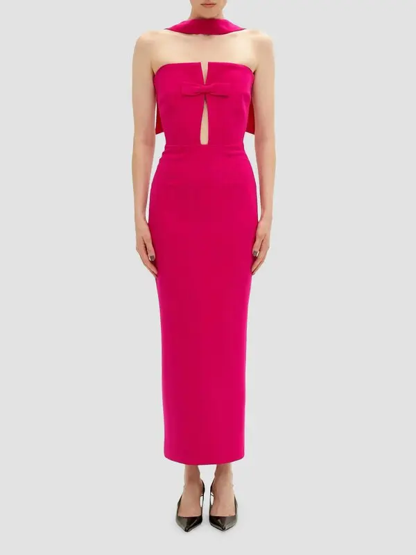 THE NEW ARRIVALS ILKYAZ OZEL Holly Tailored Column Gown