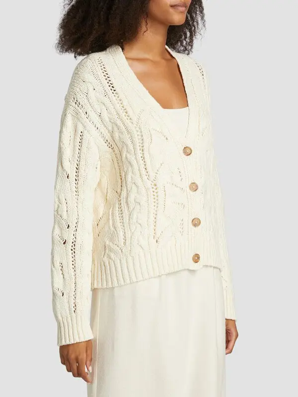 Jenni Kayne Audrey Cotton V-neck Cardigan