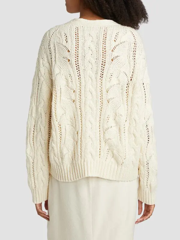 Jenni Kayne Audrey Cotton V-neck Cardigan