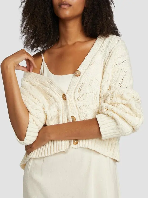 Jenni Kayne Audrey Cotton V-neck Cardigan