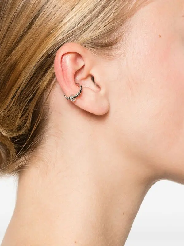 SPINELLI KILCOLLIN Sterling Black Diamond Ear Cuff - Silver