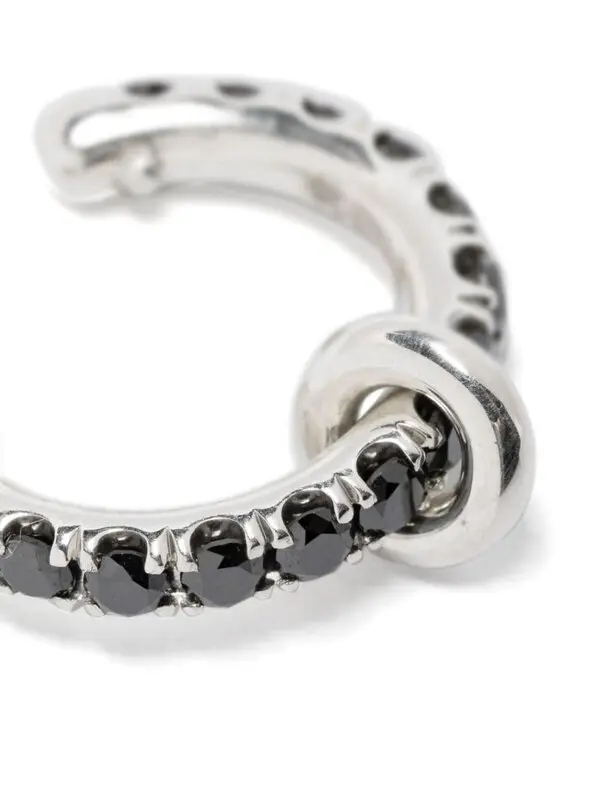 SPINELLI KILCOLLIN Sterling Black Diamond Ear Cuff - Silver