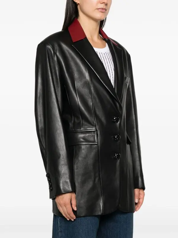 Rabanne Leather Blazer