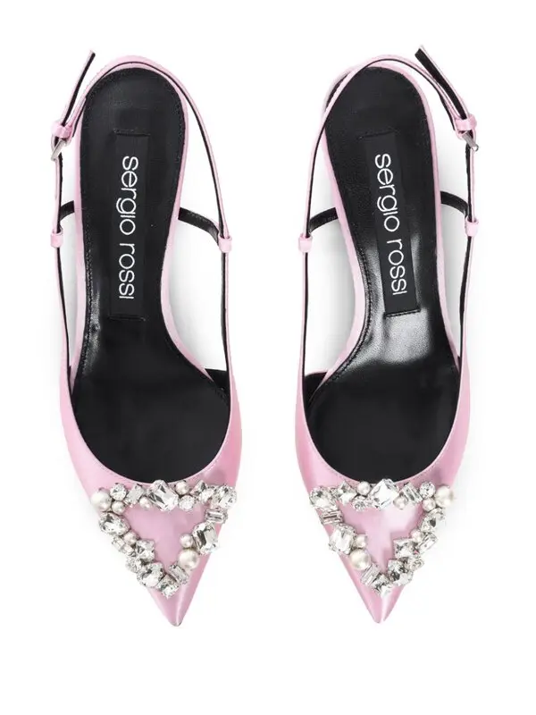 SERGIO ROSSI 50mm Sr. Godiva Pumps