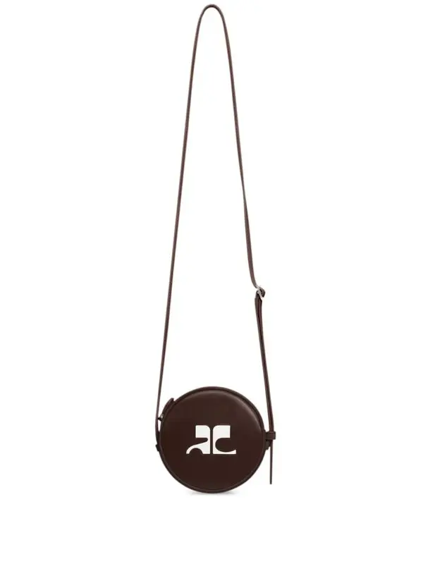 COURREGES Re-edition Small Circle Bag - Brown