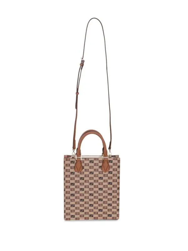 Moreau Monogram-print Tote - Brown