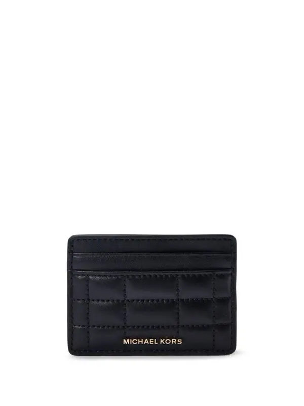 Michael Kors Quilted Card Holder - Black