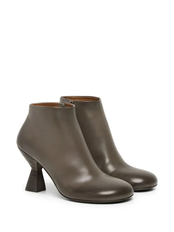 Marsèll Zampetta Sculpted-heel Leather Ankle Boots