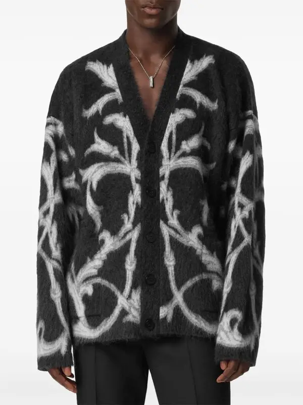 Versace Acanthus Leaves Cardigan