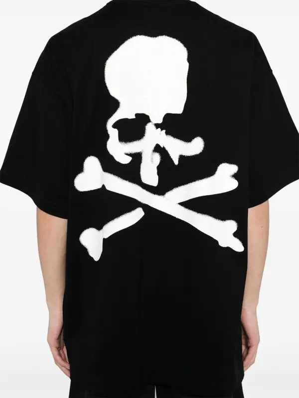 MASTERMIND WORLD Spray-paint Effect T-shirt - Black