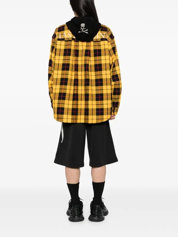 MASTERMIND WORLD Plaid Check Pattern Shirt
