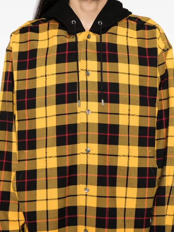 MASTERMIND WORLD Plaid Check Pattern Shirt