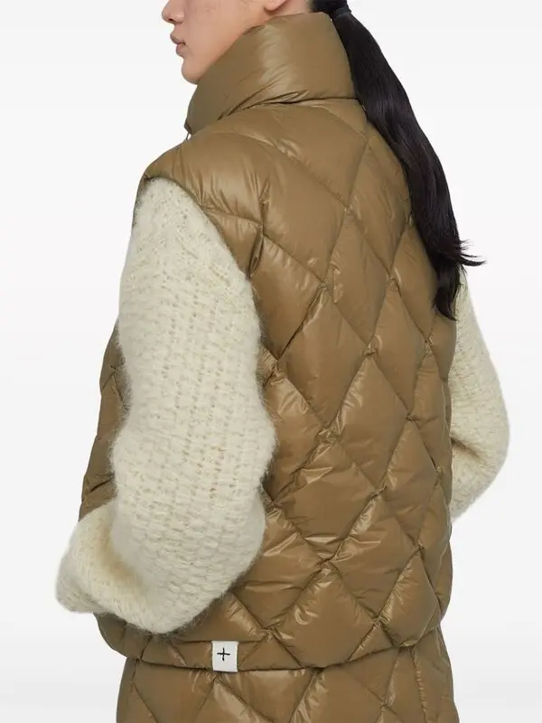 JIL SANDER Diamond-quilted Puffer Gilet
